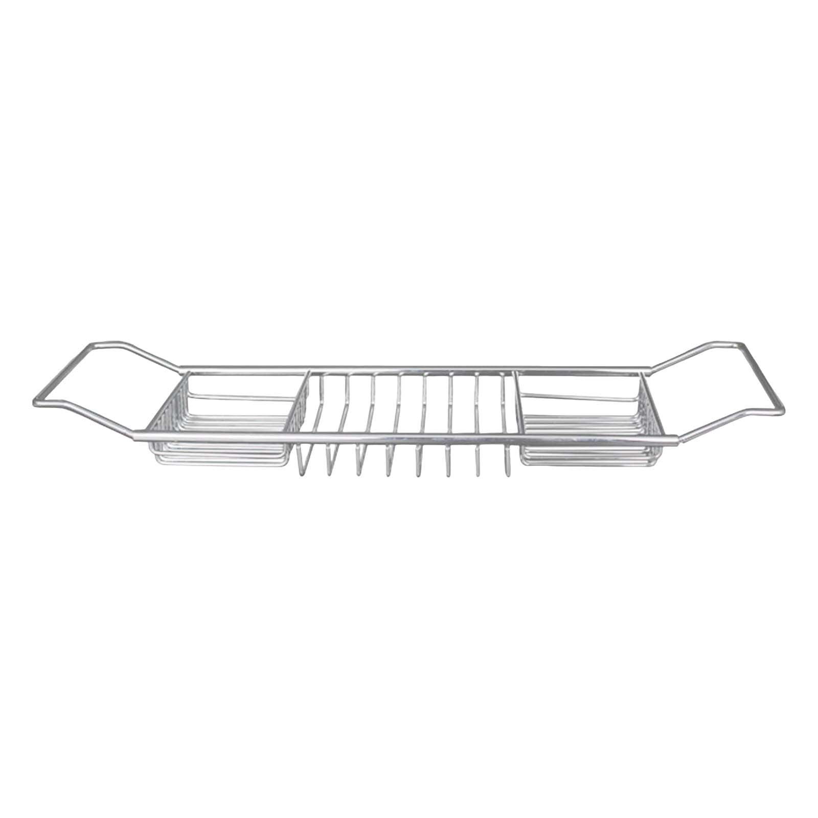 Bathtub Tray Stainless Steel Shower Tray Expandable Extra Wide Bath Tub ...