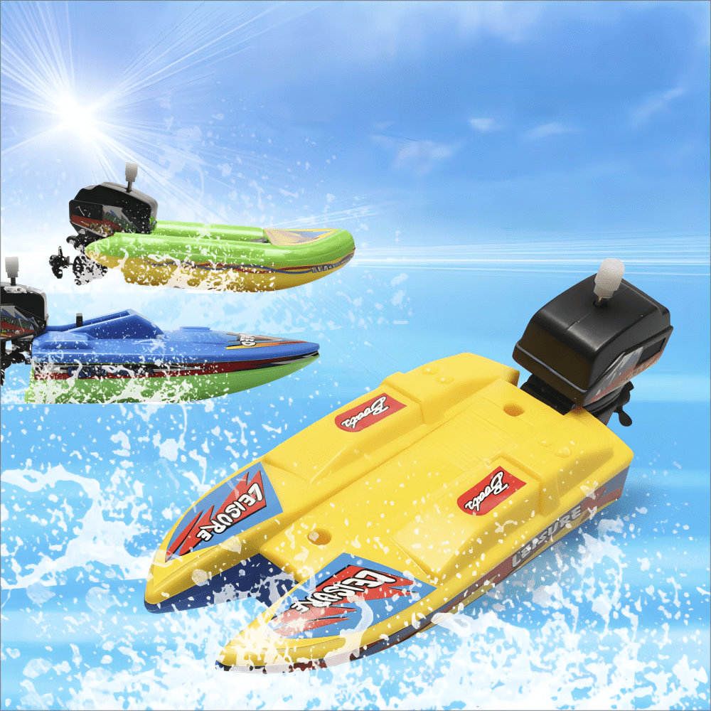 Bathtub Wund-up Boat Toys, Wind-up Speed Boat,Catamaran,Motorboat ...