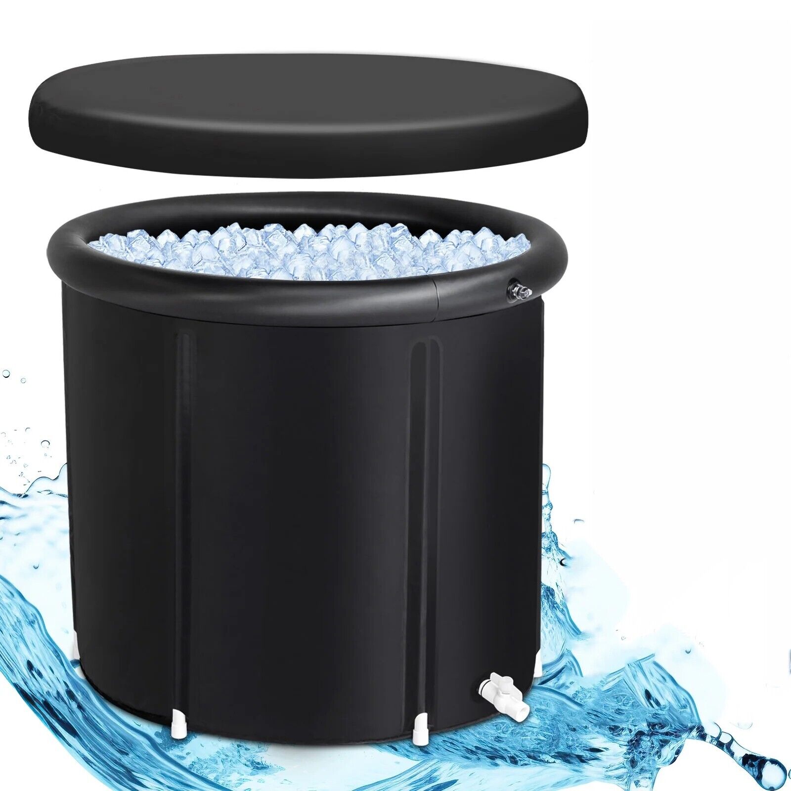 Bathtubs, Cold Tub Ice Bath 132 Gal Inflatable Portable Cold Plunge for ...