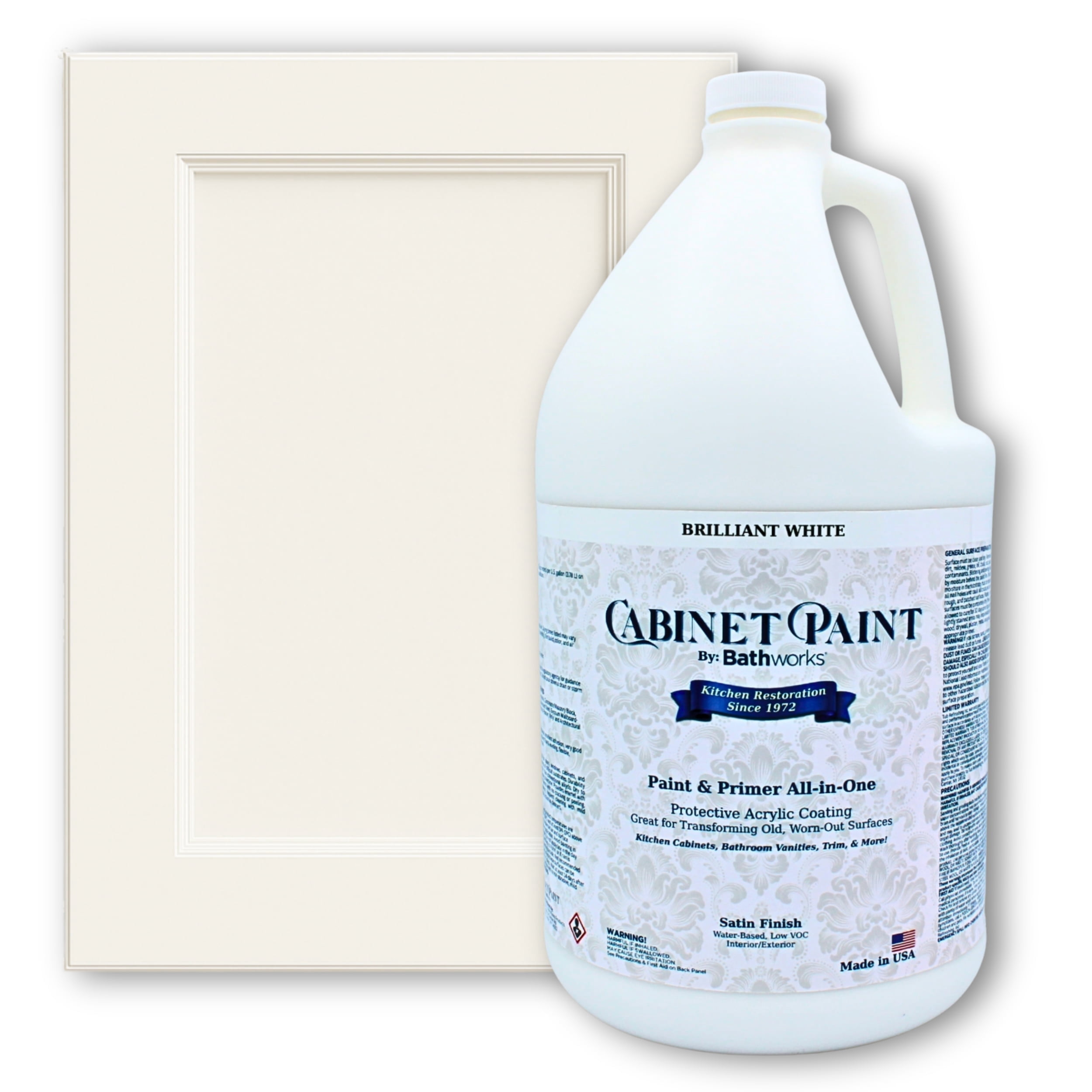 Bathworks Cabinet & Furniture Paint – Ready-to-Use, No Prep Required ...