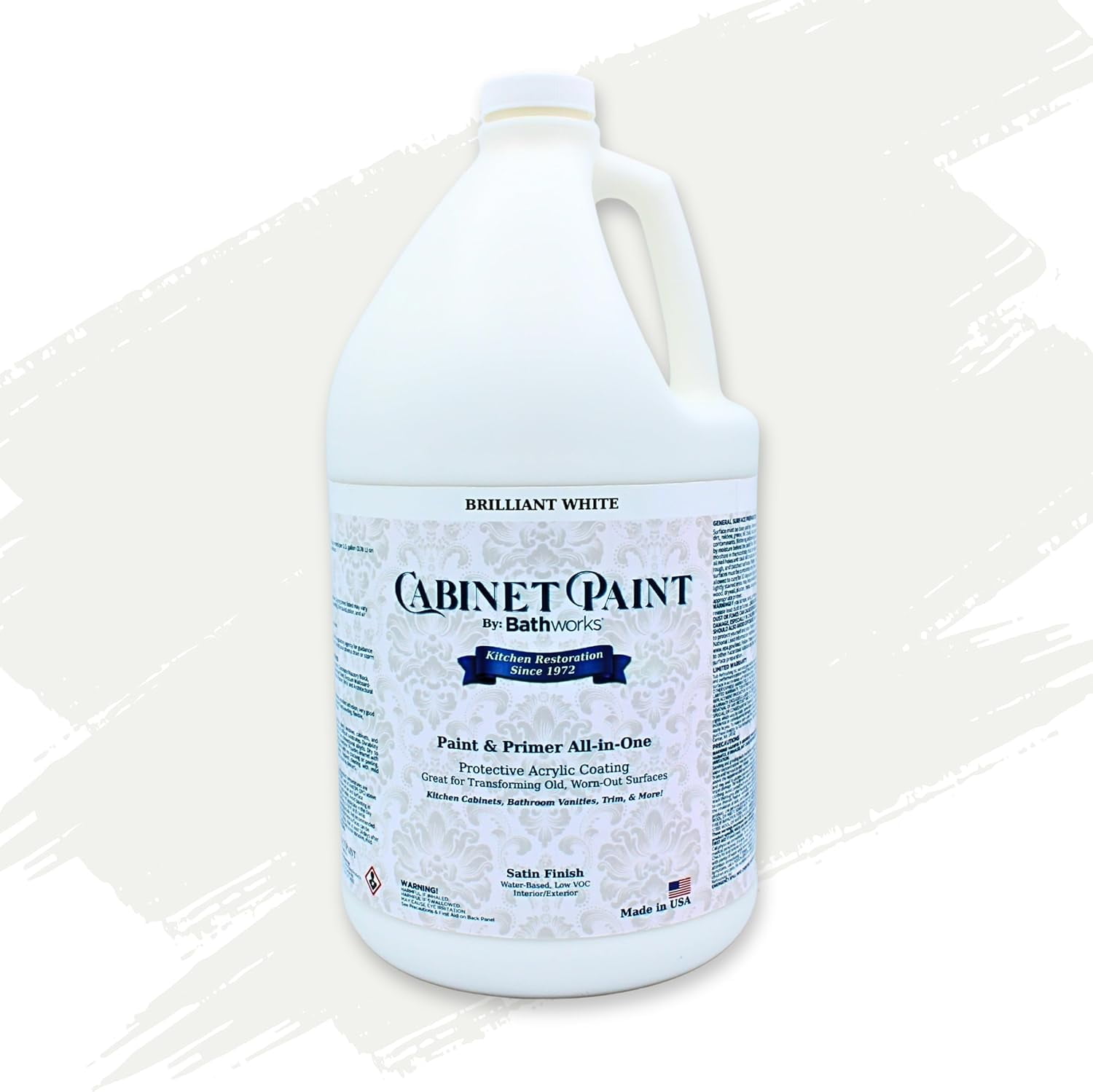 Bathworks Cabinet Paint American-Made, Low VOC Cabinet & Furniture ...