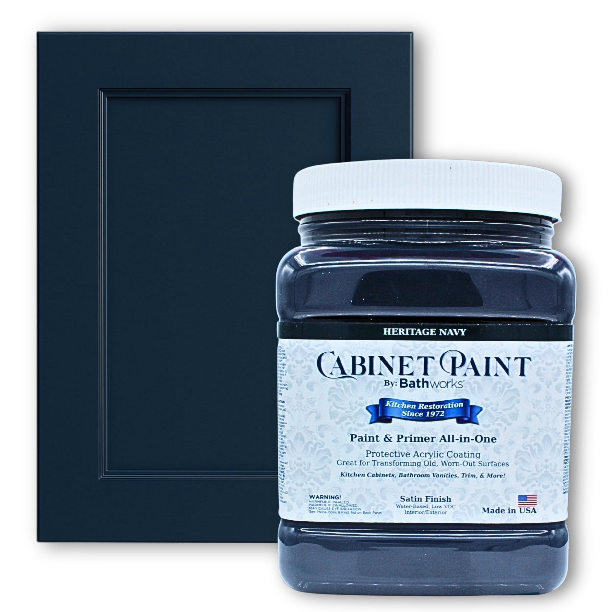 Bathworks Cabinet & Furniture Paint – Ready-to-Use, No Prep Required ...