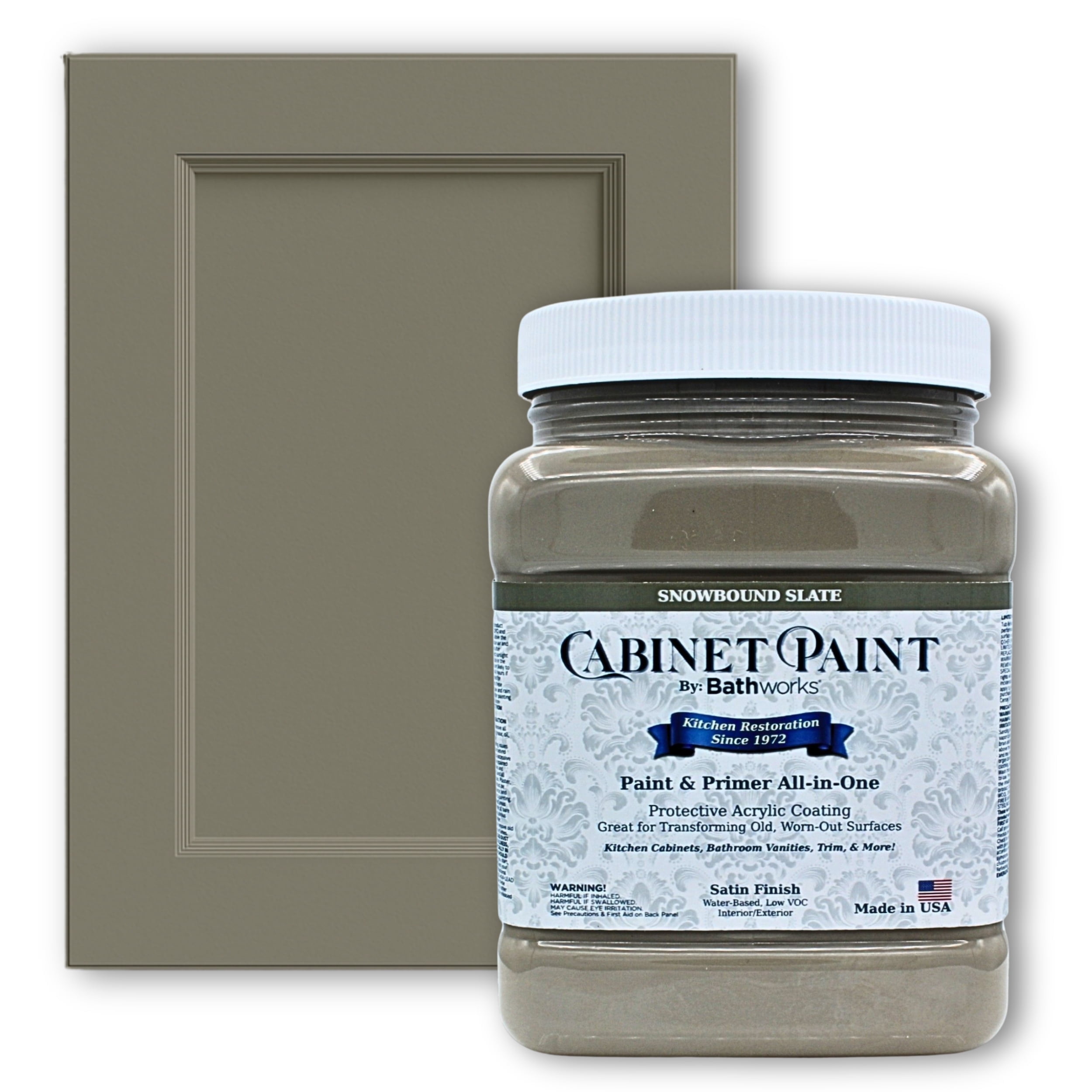 Bathworks Cabinet & Furniture Paint – Ready-to-Use, No Prep Required ...