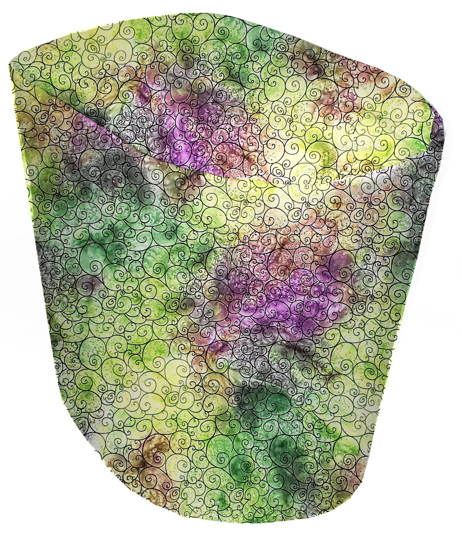 Batik Tie Dye Cover Compatible with Keurig Coffee Maker by Penny's Needful Things (Purple Green ...