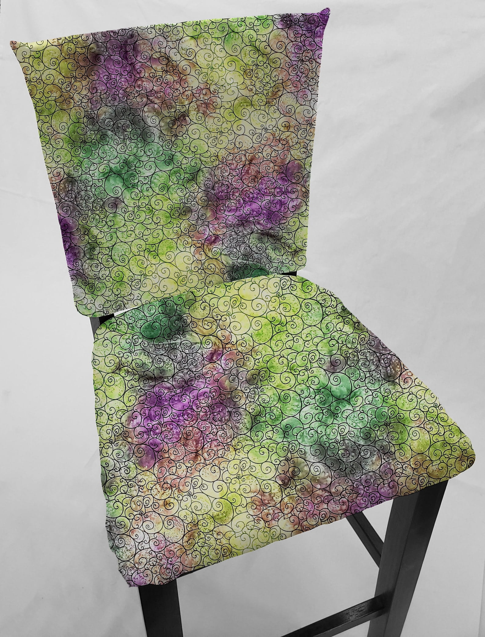 Batik Tie Dye Dining Room Chair Back Covers or Seat Covers by Penny's ...