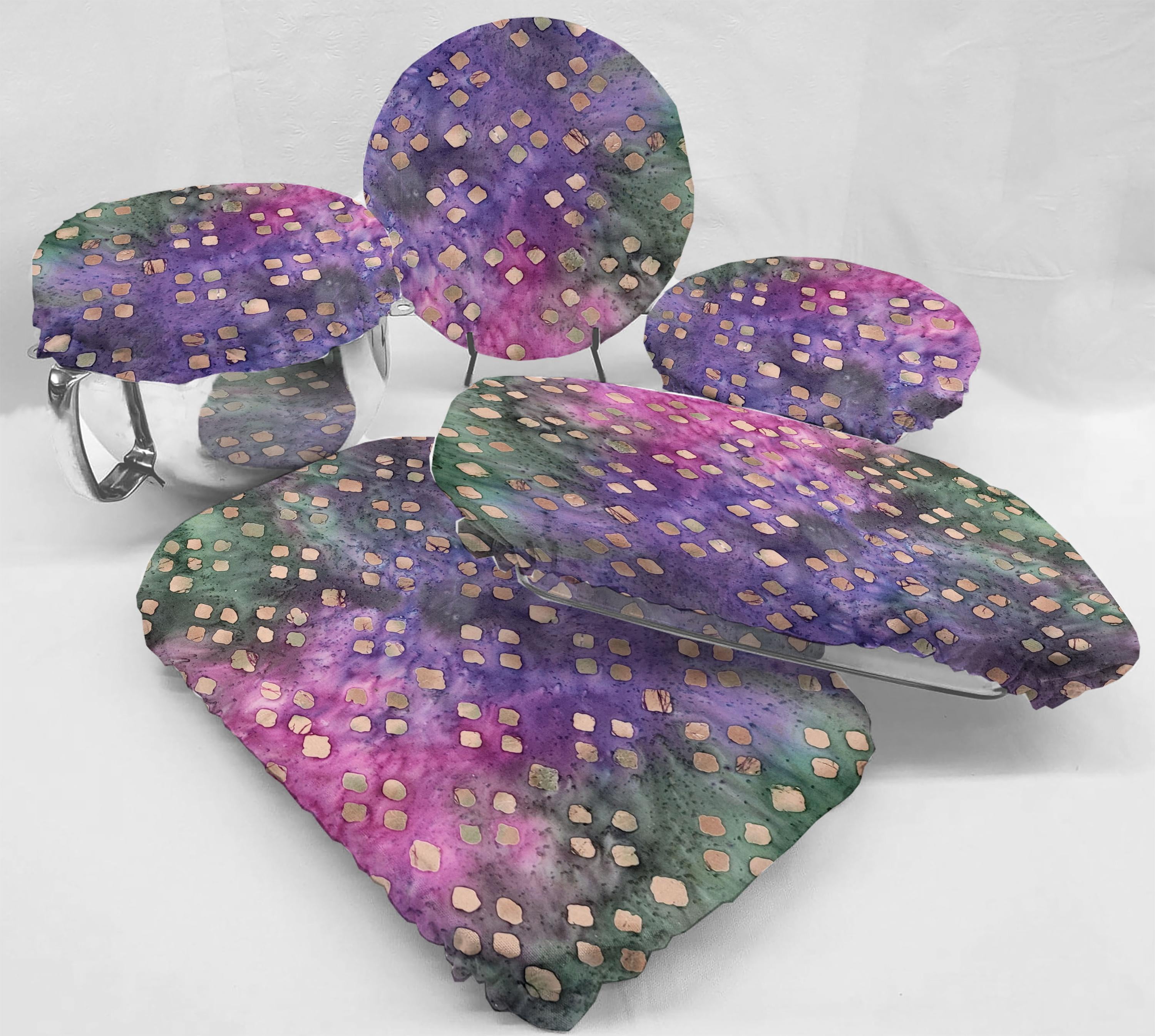 Batik Tie Dye Reusable Fabric Bowl and Casserole Pan Covers by Penny's ...