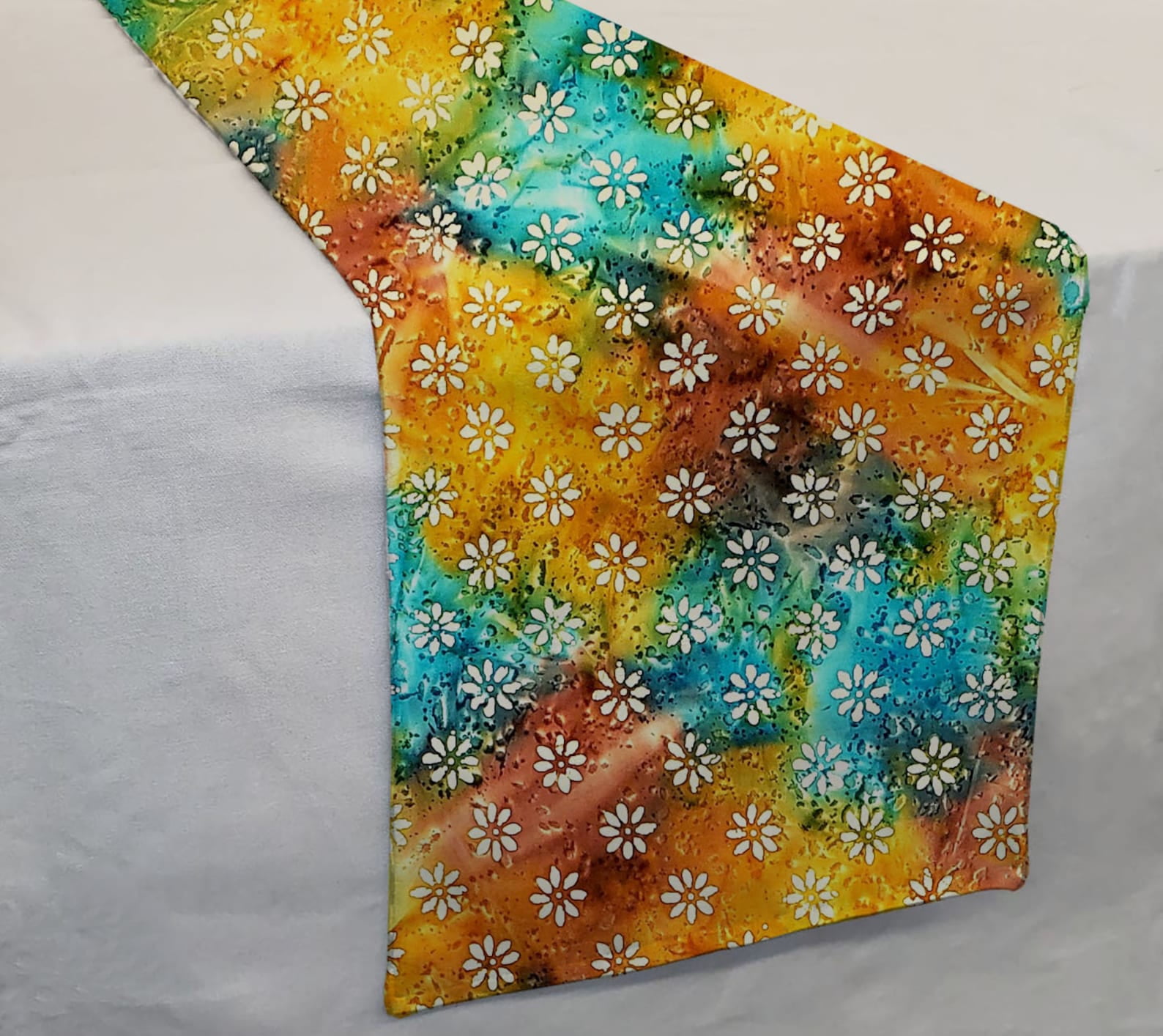 Batik Tie Dye Table Runner by Penny's Needful Things (6 Feet Long ...