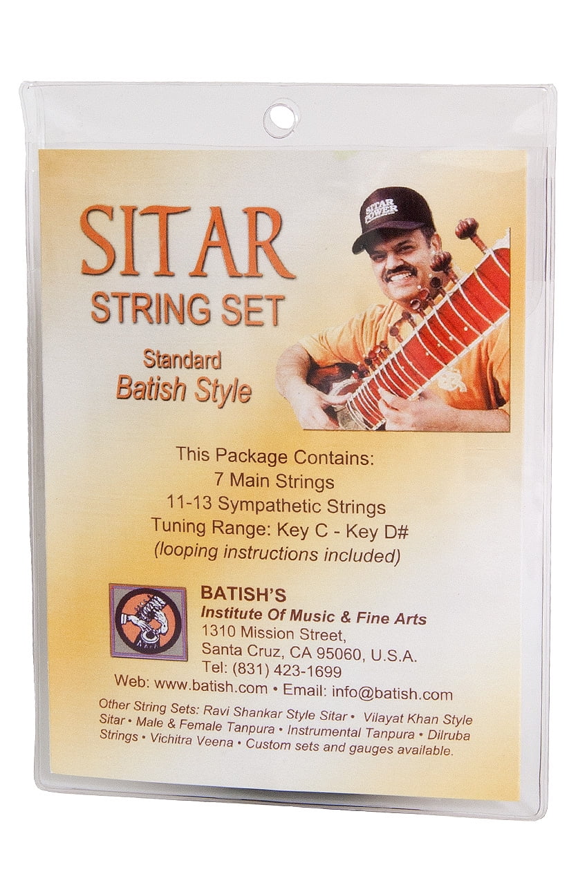 Batish Sitar String Set Pro Standard - Walmart Business Supplies