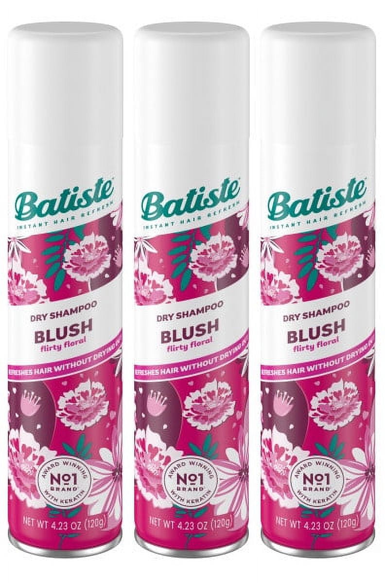 Batiste Dry Shampoo, Blush Fragrance, 6.73 oz 3 Pack - Walmart.com