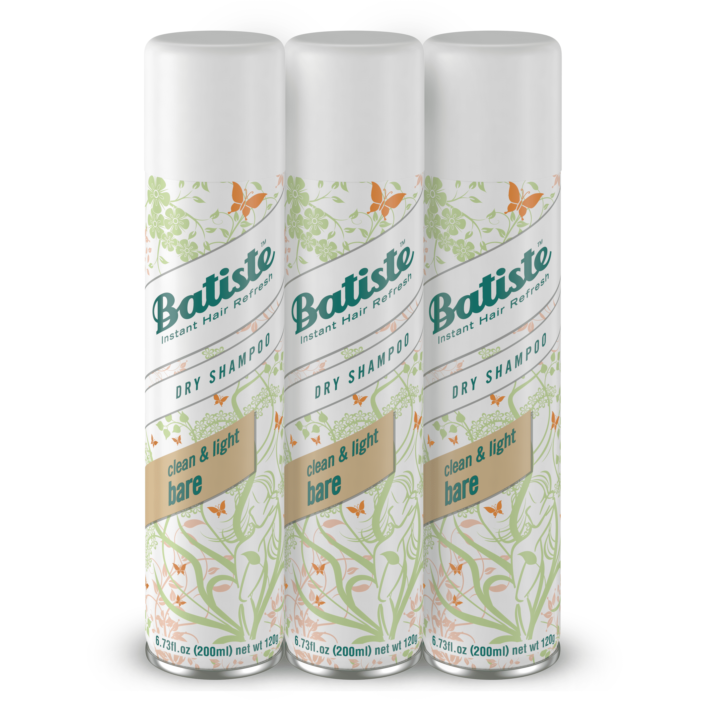 Batiste Bare Dry Shampoo: Clean Oil Control, Instant Fresh & Light ...