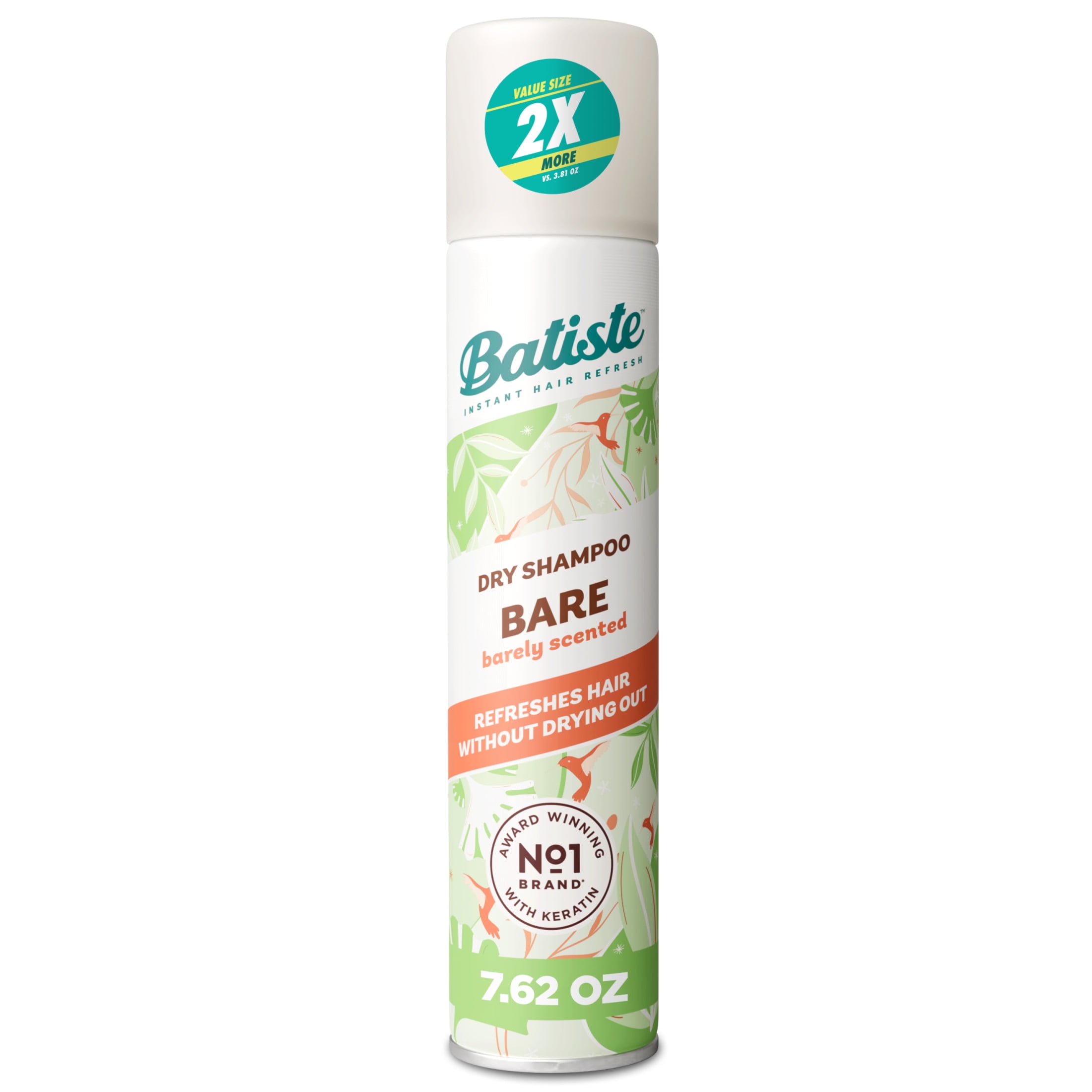 Batiste Dry Shampoo Bare Fragrance, Barely Scented, 7.62 oz - Walmart.com