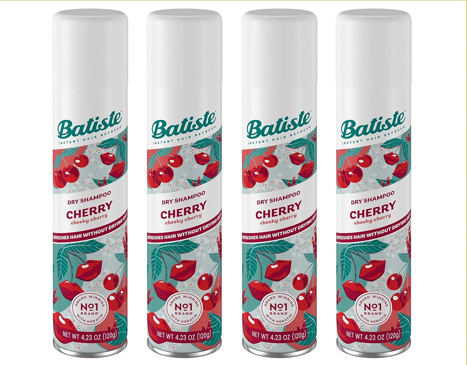 Batiste Dry Shampoo, Cherry Scent, Absorbs Excess Oil, Adds Volume and ...