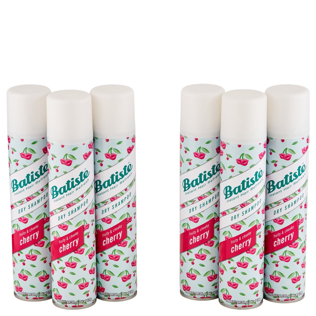 Batiste Dry Shampoo Cherry 6 Ct 6.73 oz - Walmart.com