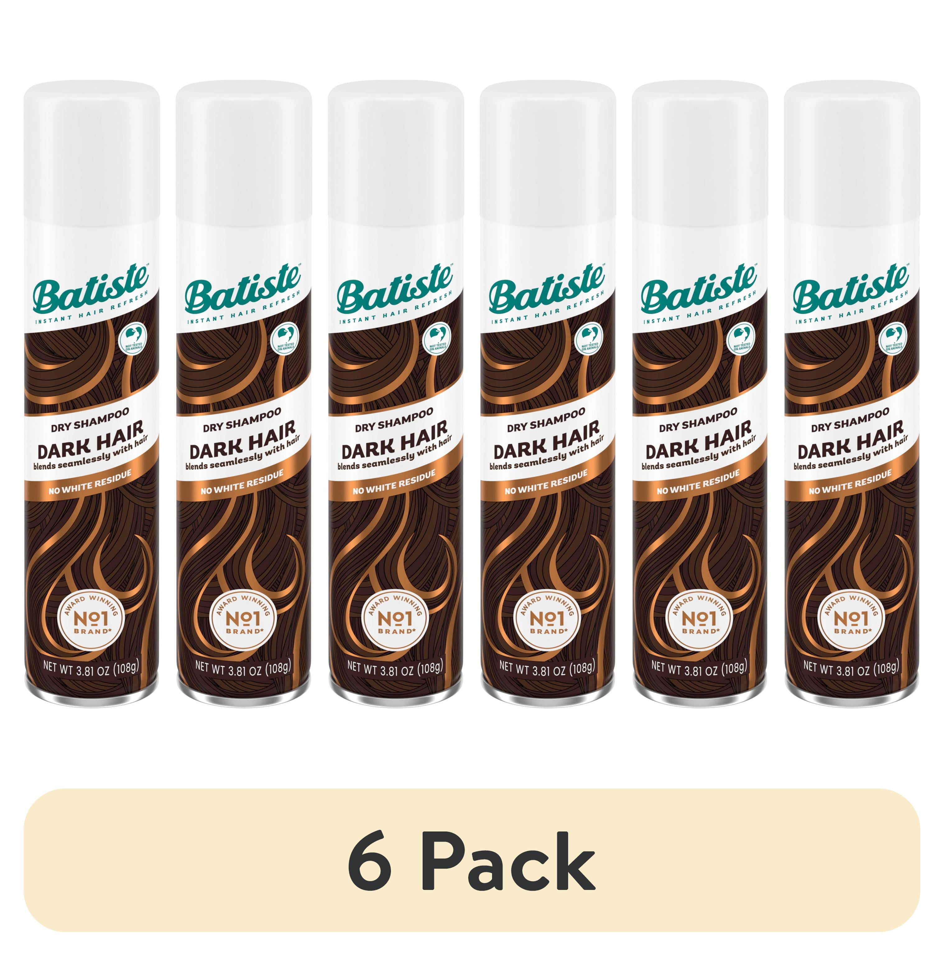 (6 pack) Batiste Dry Shampoo for Dark Hair, 3.81 oz - Walmart.com