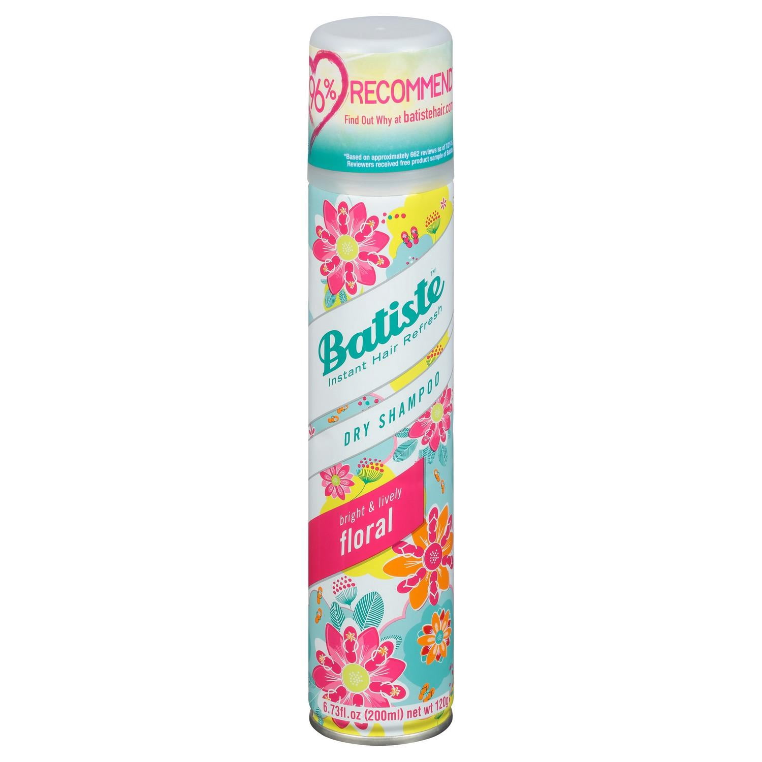 Batiste Dry Shampoo Floral Fragrance 6.73 Oz. - Walmart.com
