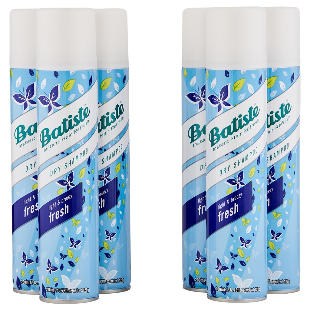 Batiste Dry Shampoo for Oily Scalp, Light & Breezy Fresh, Alcohol Free ...