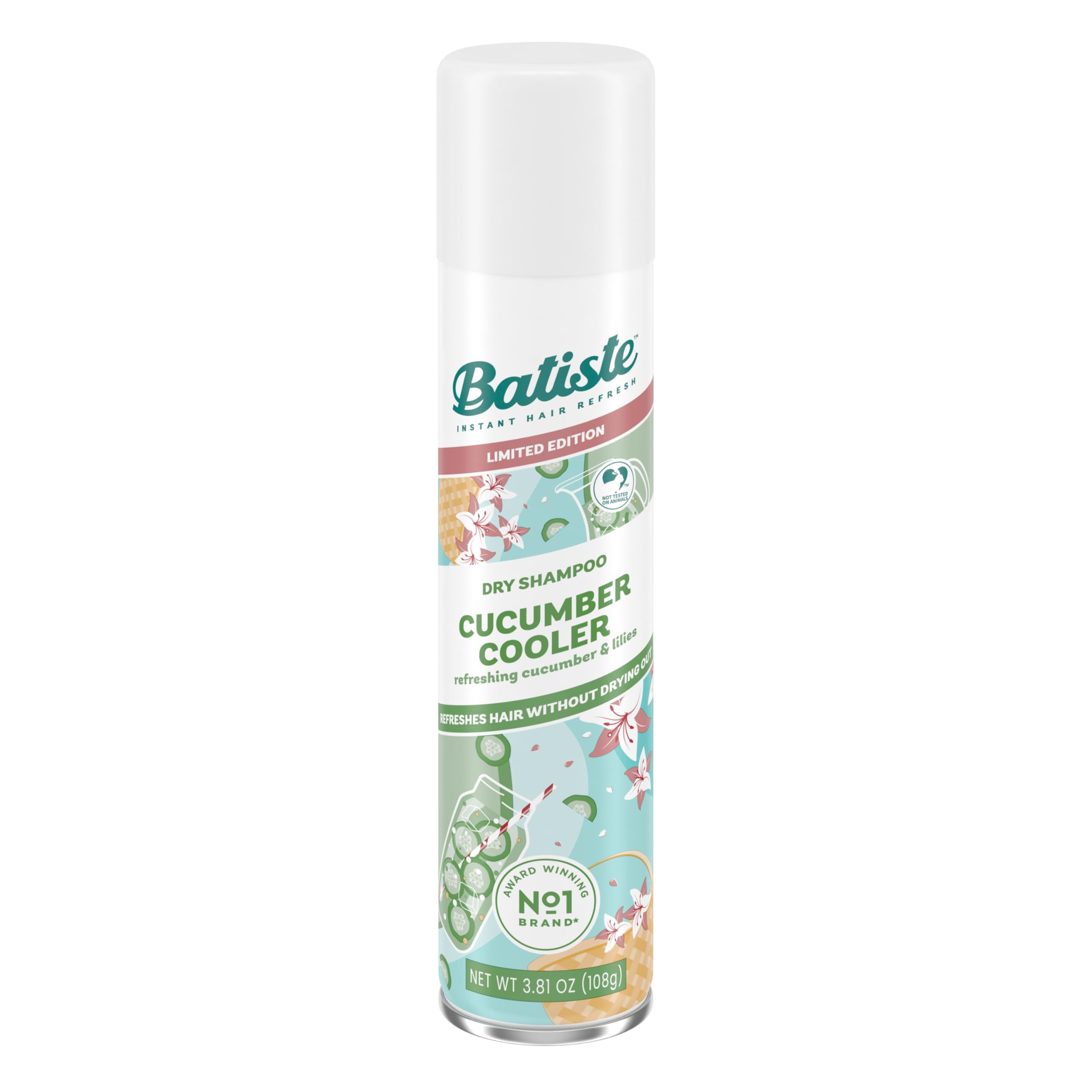 Batiste Dry Shampoo, Limited Edition Cucumber Cooler Scented, Refresh ...