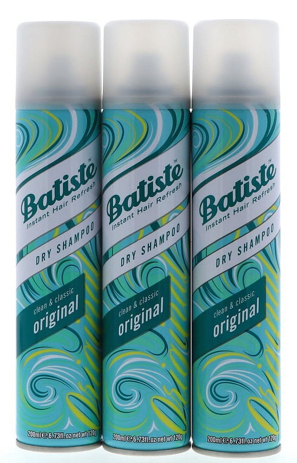 Batiste Dry Shampoo with Original Fragrance, Oil Control, 6.73 oz ...