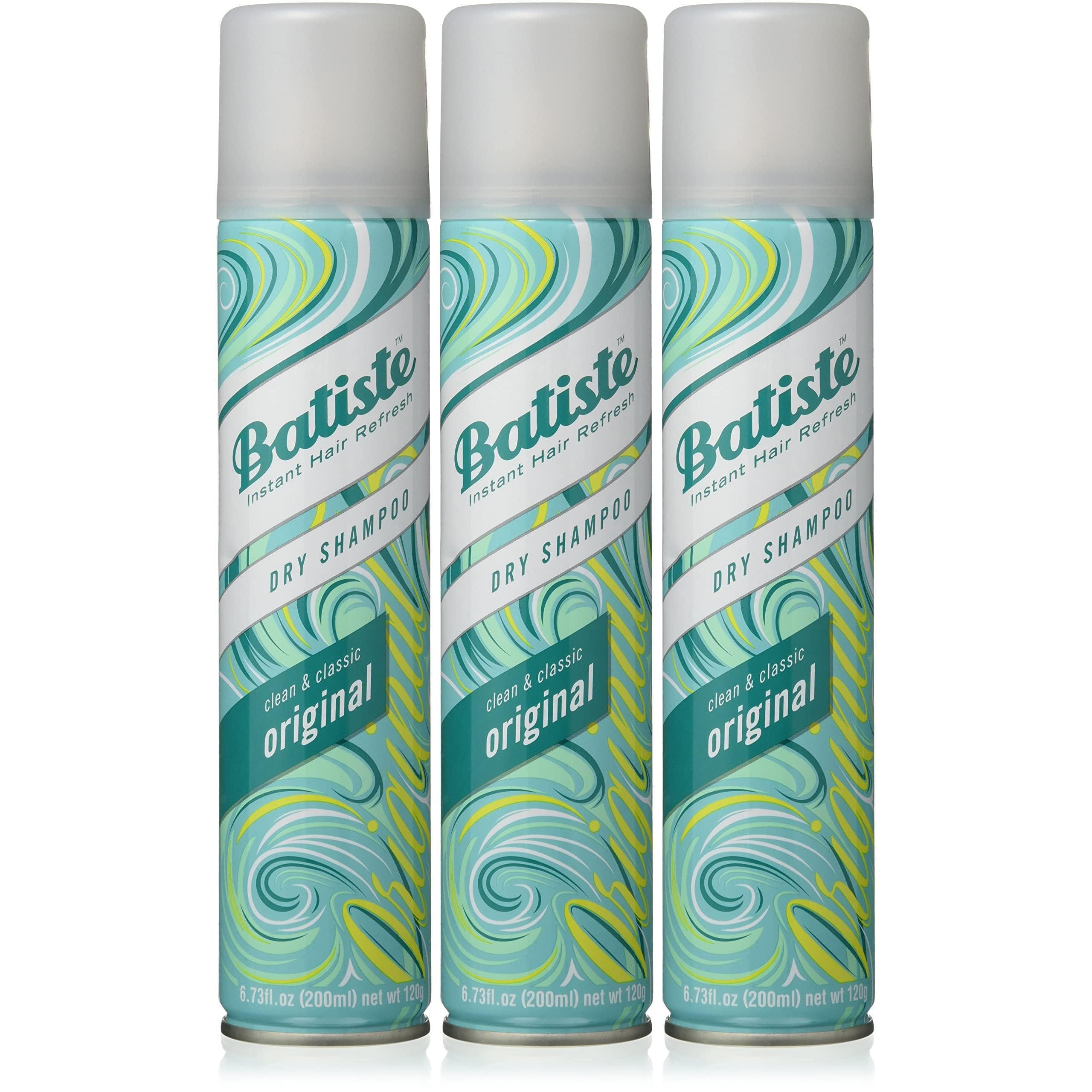 Batiste Dry Shampoo, Original Fragrance, Refresh Hair and Absorb Oil ...