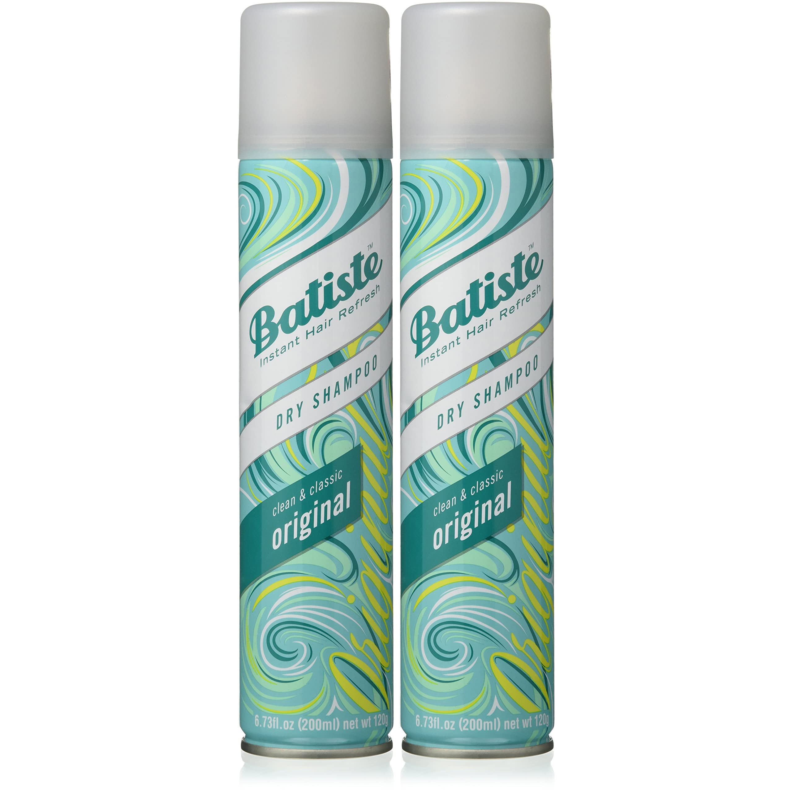 Batiste Dry Shampoo, Original Fragrance, Refresh Hair and Absorb Oil ...