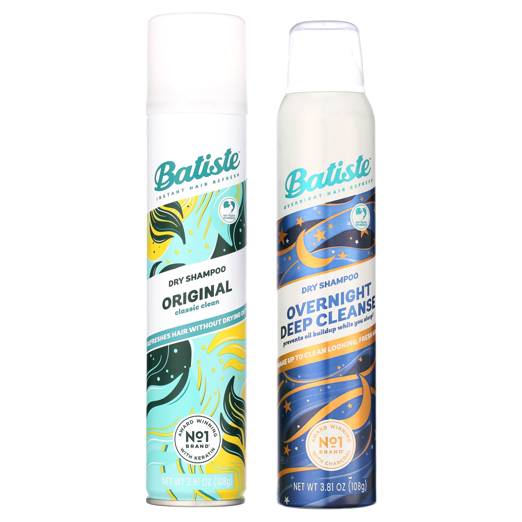Batiste Dry Shampoo Refresh Night and Day duo 7.62 OZ Dry Shampoo ...