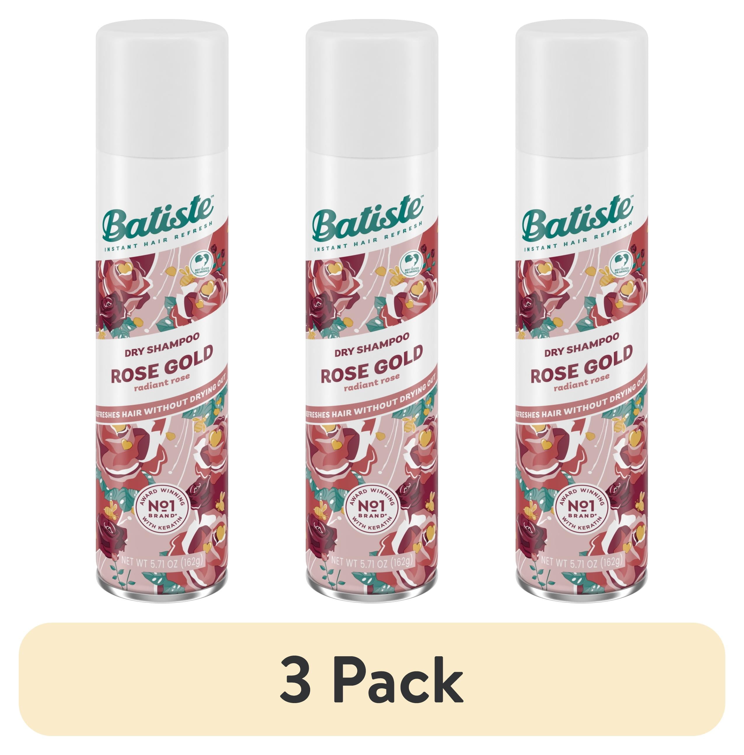 (3 pack) Batiste Dry Shampoo, Rose Gold, 5.71 oz - Walmart.com