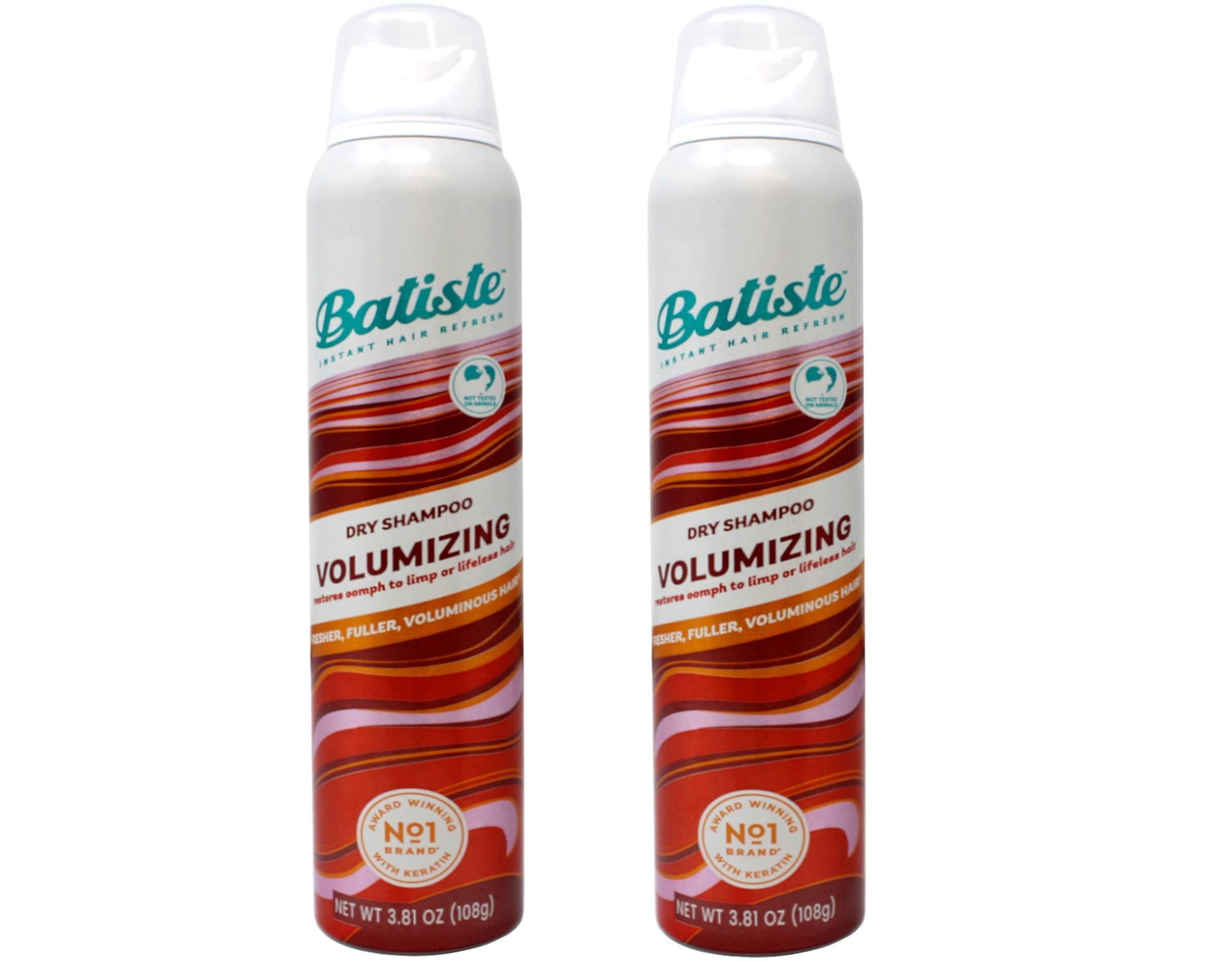 Batiste Dry Shampoo, Volumizing, 3.81 OZ. Pack of 2 - Walmart.com