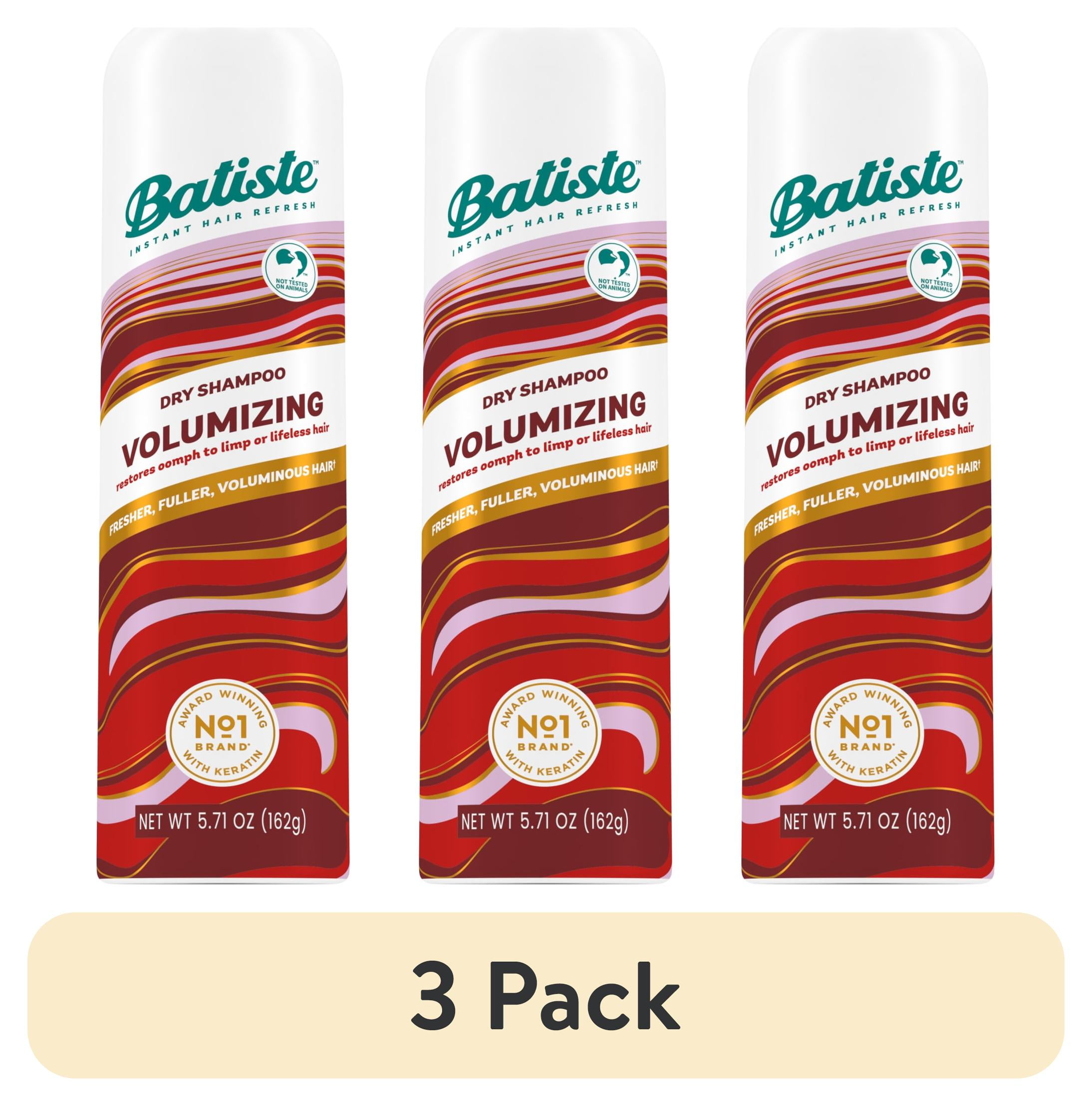 (3 pack) Batiste Dry Shampoo, Volumizing, 5.71 oz - Walmart.com