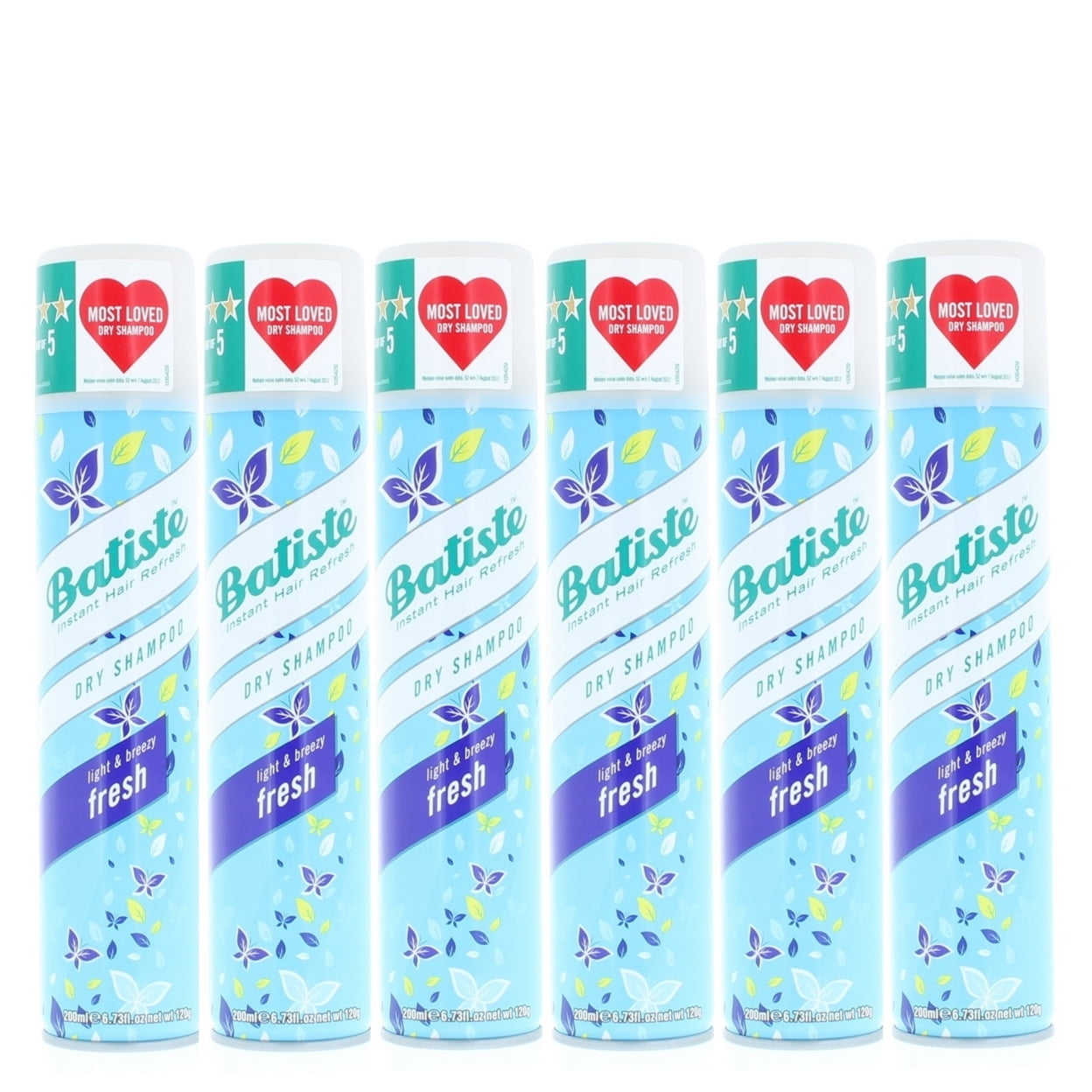 Batiste Instant Hair Refresh Dry Shampoo Light & Breezy Fresh 200ml/6 ...