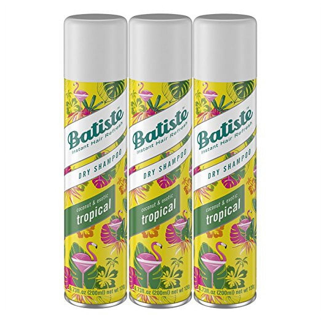 Batiste Instant Hair Refresh Dry Shampoo, Tropical Exotic Coconut ...