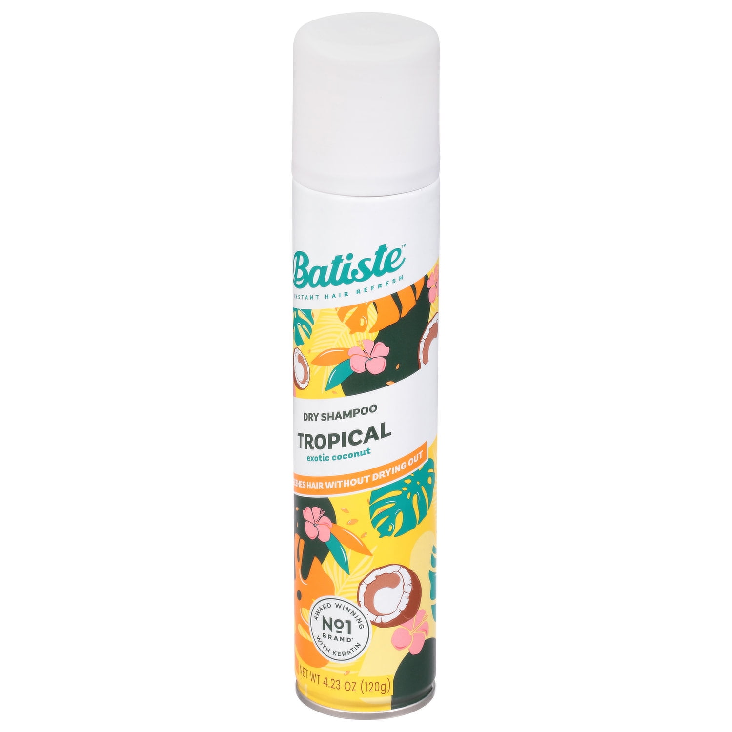 Batiste Instant Hair Refresh Dry Shampoo Tropical Exotic Coconut ...