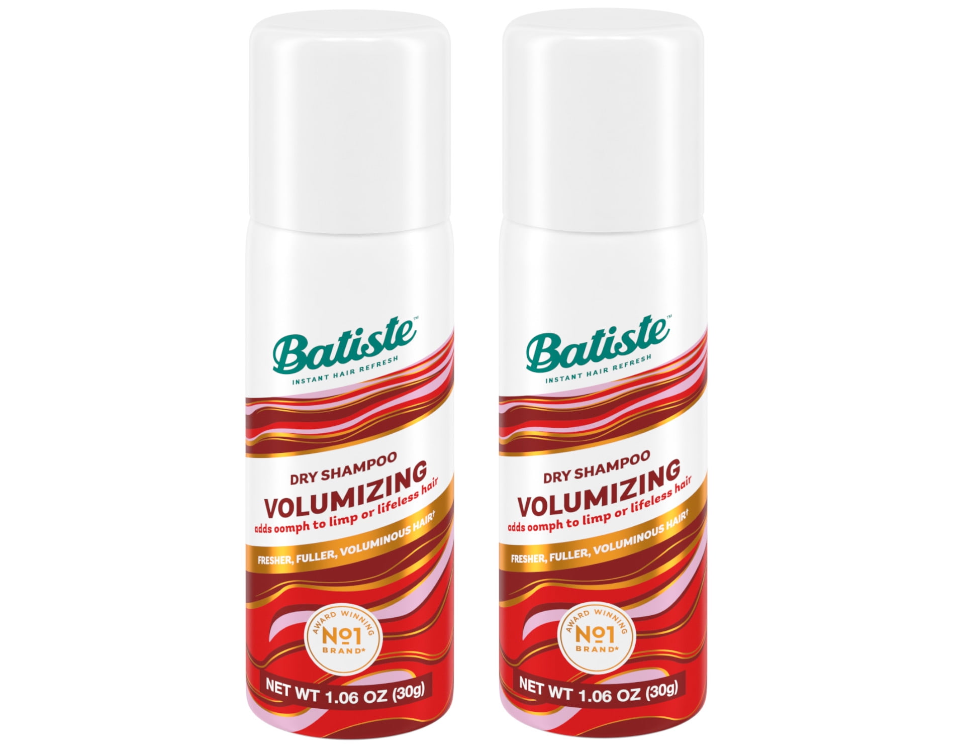 Batiste Volumizing Dry Shampoo Mini Size 1.6 fl oz Pack of 2 - Walmart.com