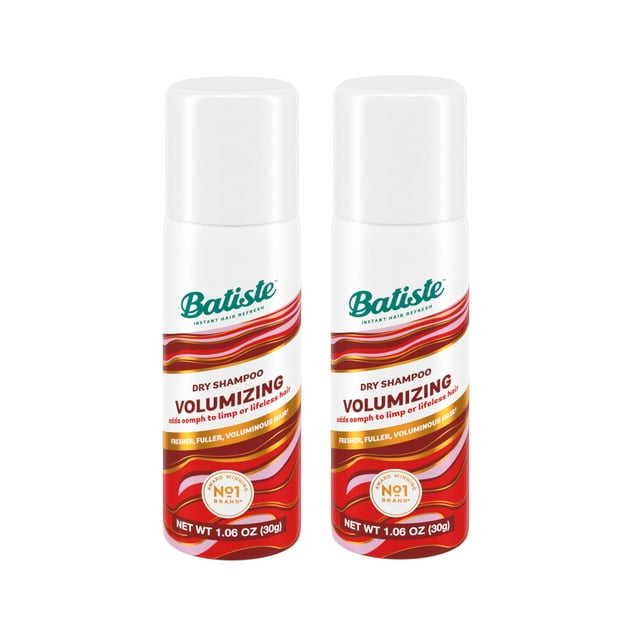 Batiste Volumizing Dry Shampoo Mini Size 1.6 fl oz Pack of 2 - Walmart.com