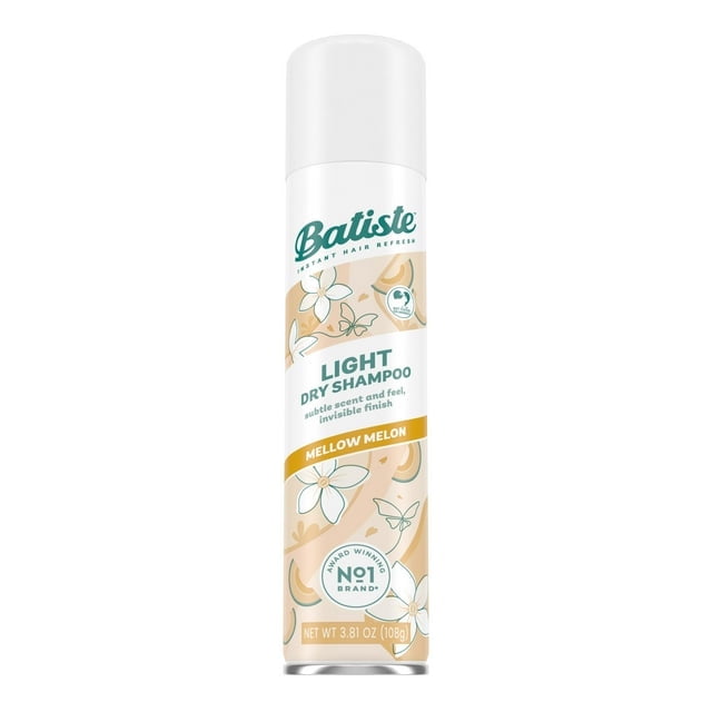 Batiste Light Dry Shampoo, Mellow Melon, Subtle Scent and Invisible ...