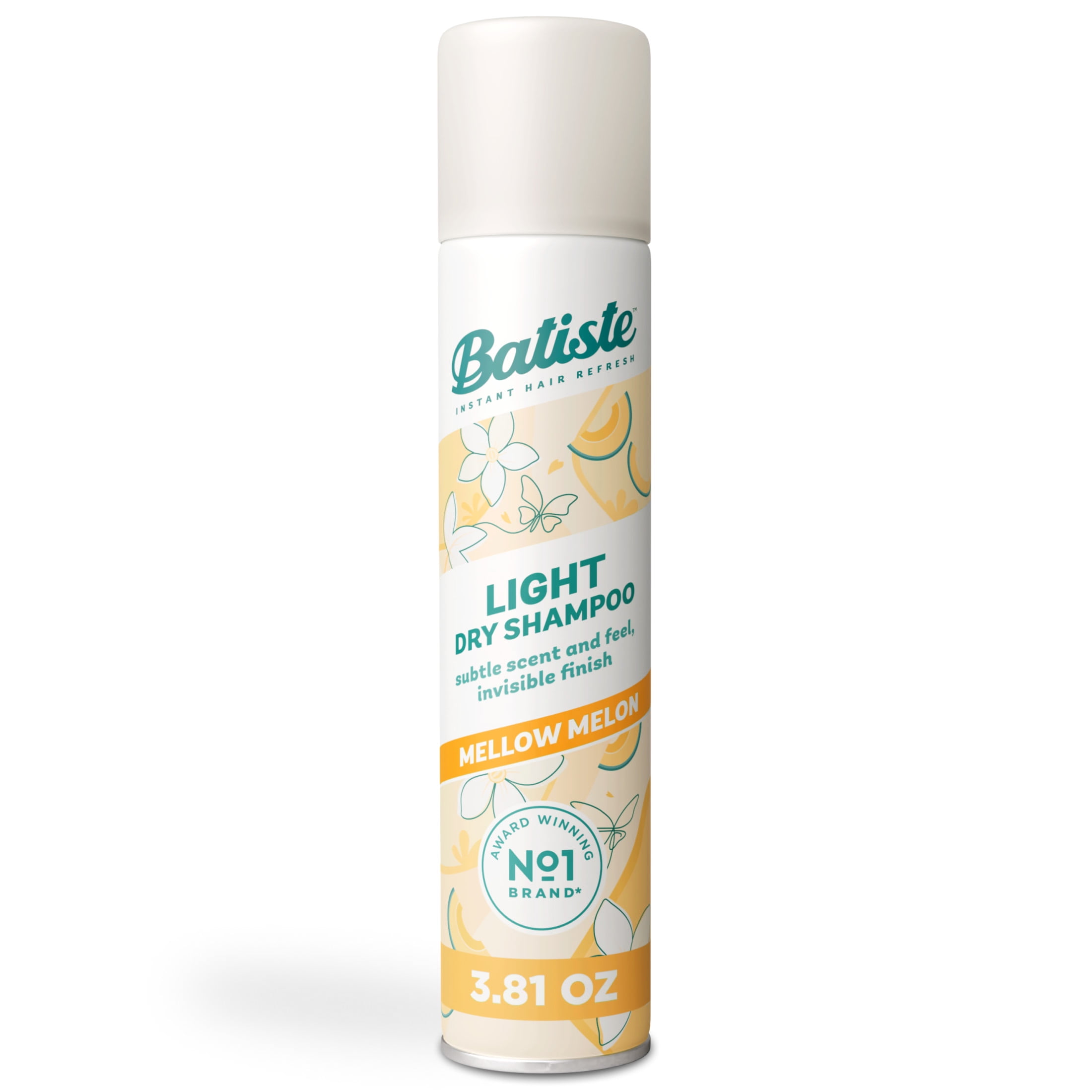 Batiste Light Dry Shampoo, Mellow Melon, Subtle Scent and Invisible ...