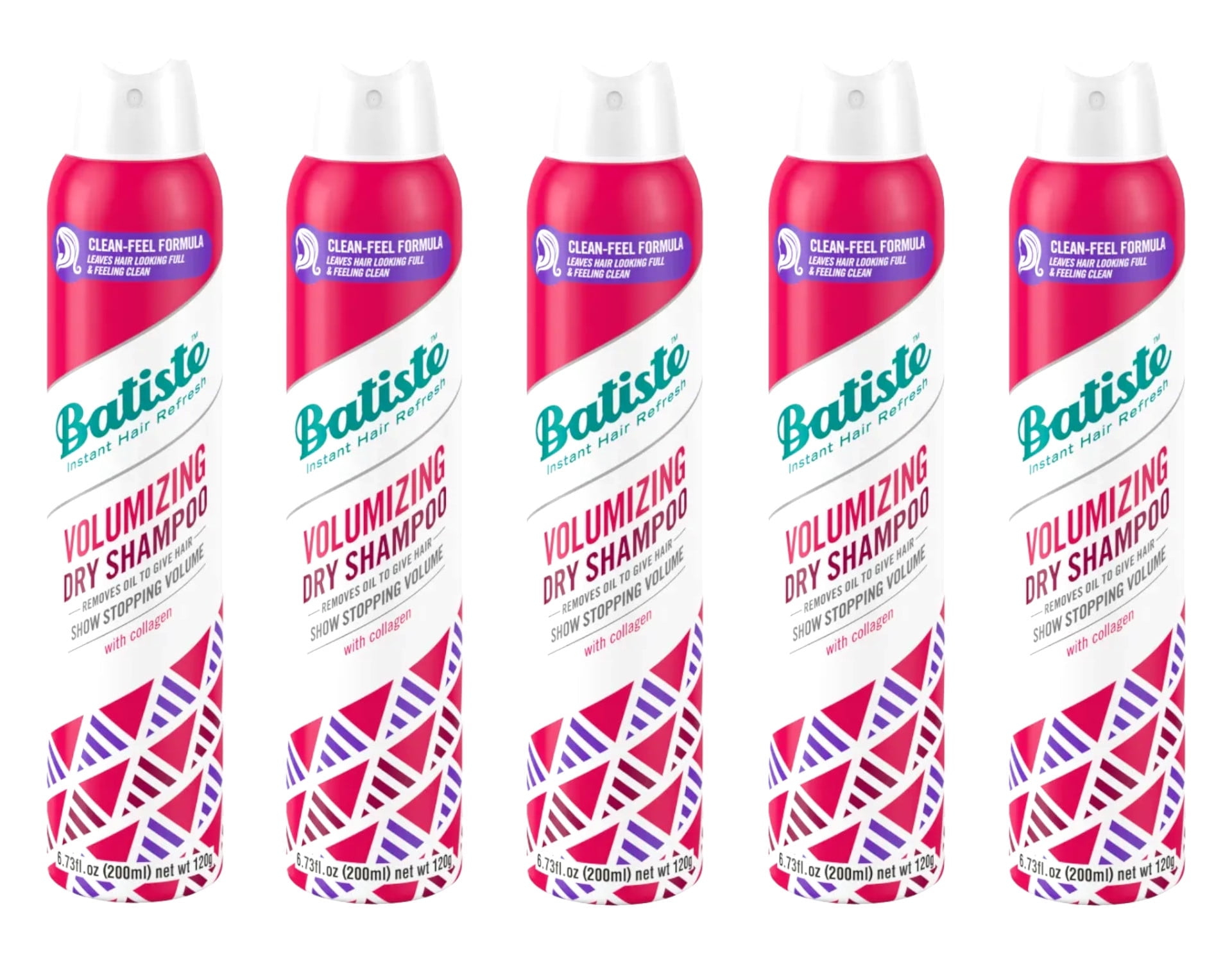 Batiste Volumizing Dry Shampoo with Collagen 6.73 oz Pack of 5 ...
