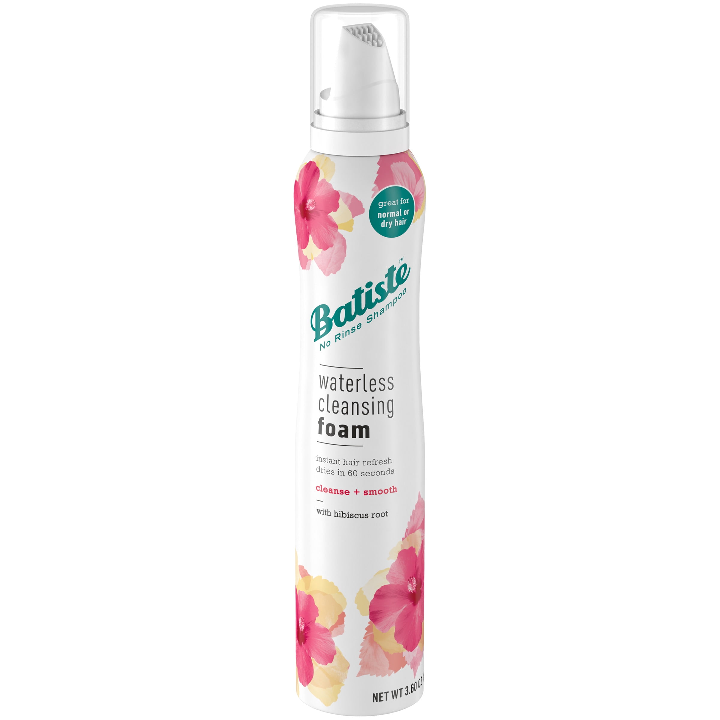 Batiste Waterless Cleansing Foam Cleanse and Smooth with Hibiscus Root ...