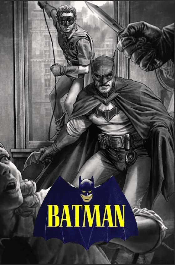 Batman 1943 Poster 24x36 Golden Age Serial Batman & Robin Vintage Art ...