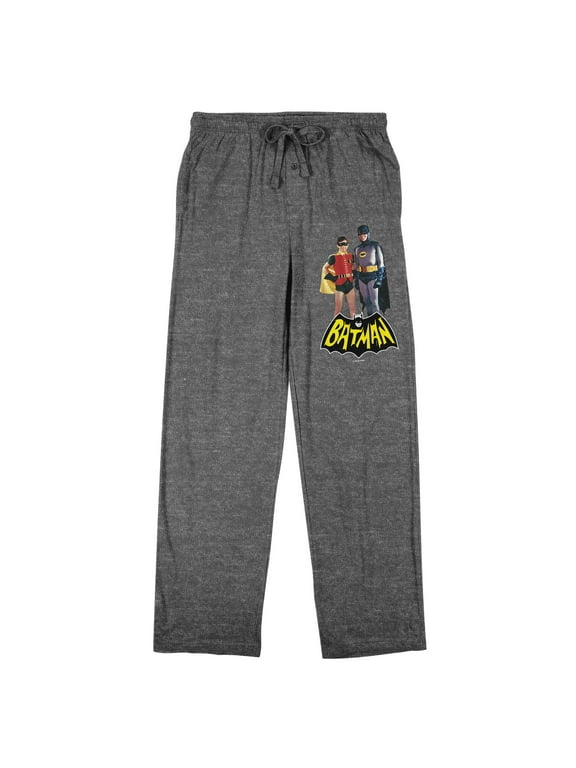 Batman Men's Lounge Sleep Pants, Black, XL - Comfortable Gotham Knight ...