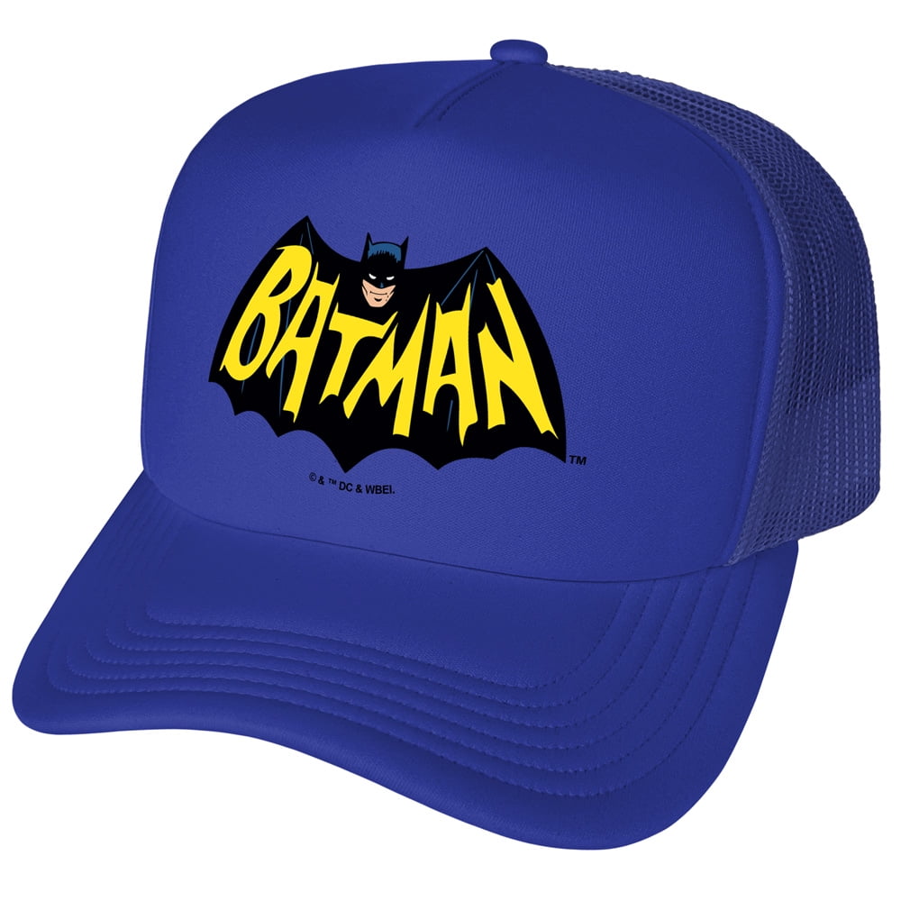 Batman 1966 Tv Series Logo Foam Snapback Trucker Hat - Unisex for Men ...