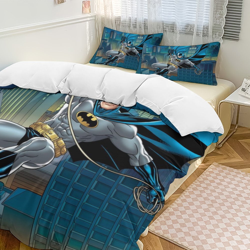 Batman 3-Piece Bedding Set Soft Warm And Comfortable Bed Set with 1 ...