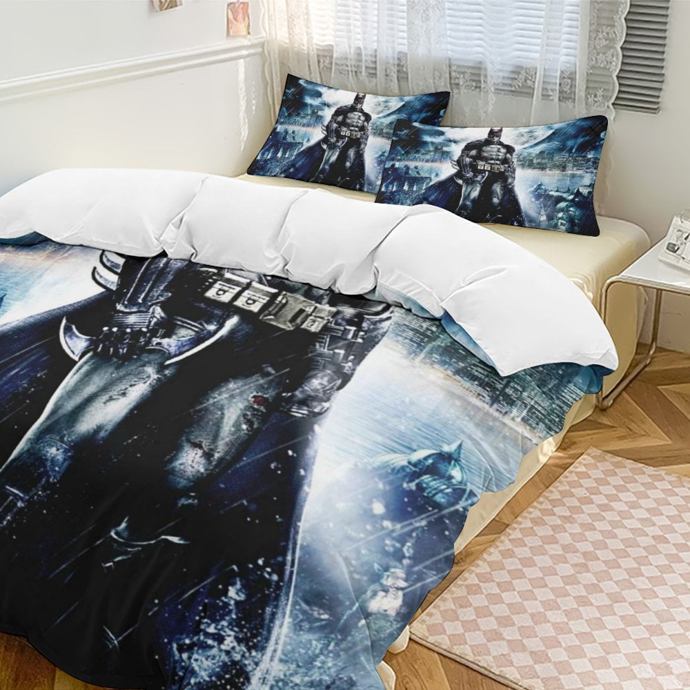 Batman 3-Piece Bedding Set Soft Warm And Comfortable Bed Set with 1 ...