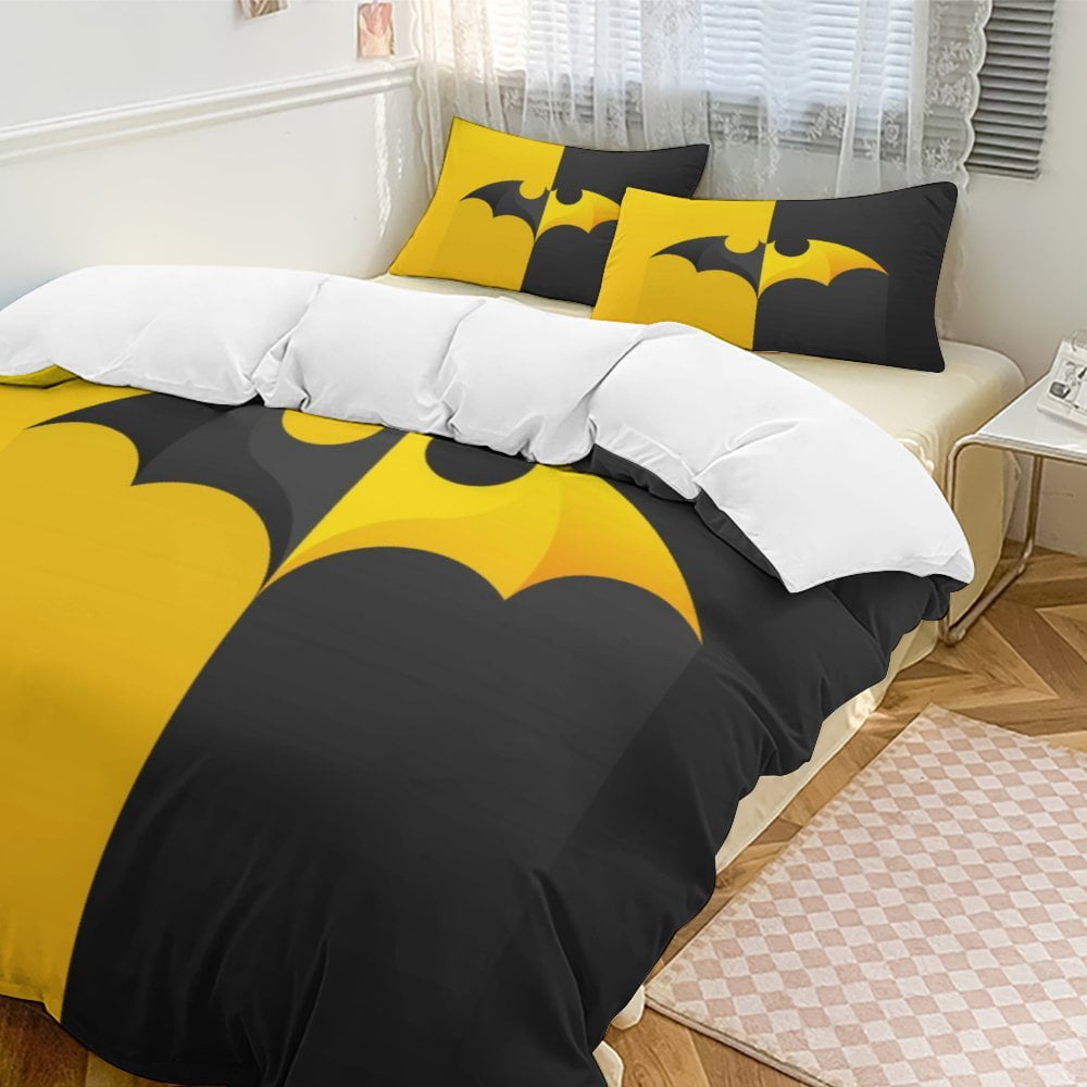 Batman 3-Piece Bedding Set Soft Warm And Comfortable Bed Set with 1 ...