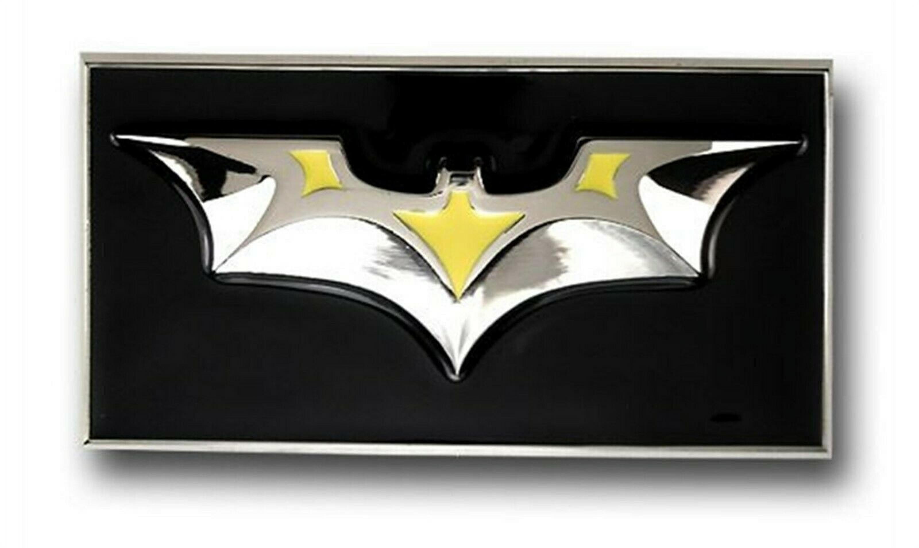 Batman 3d belt buckle Halloween Costume MULTICOLORED SQUARE LOGO DC ...