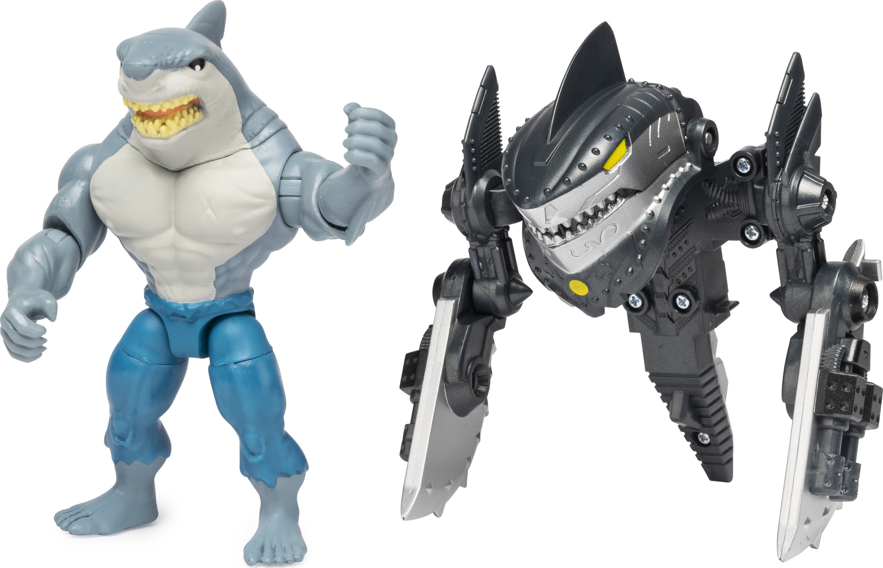 Batman 4-Inch King Shark Mega Gear Deluxe Action Figure with ...