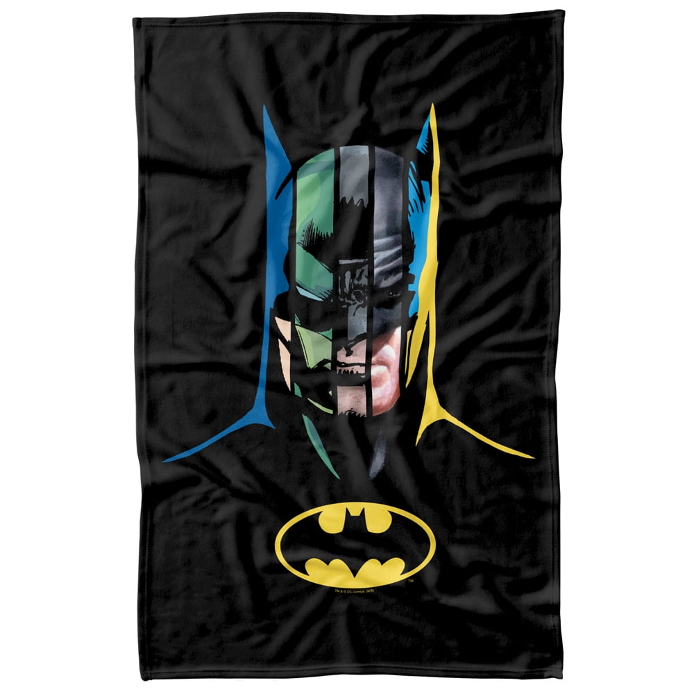 Batman 80 Years Many Faces Fleece Blanket 36' x 58',80 Years Many Faces ...