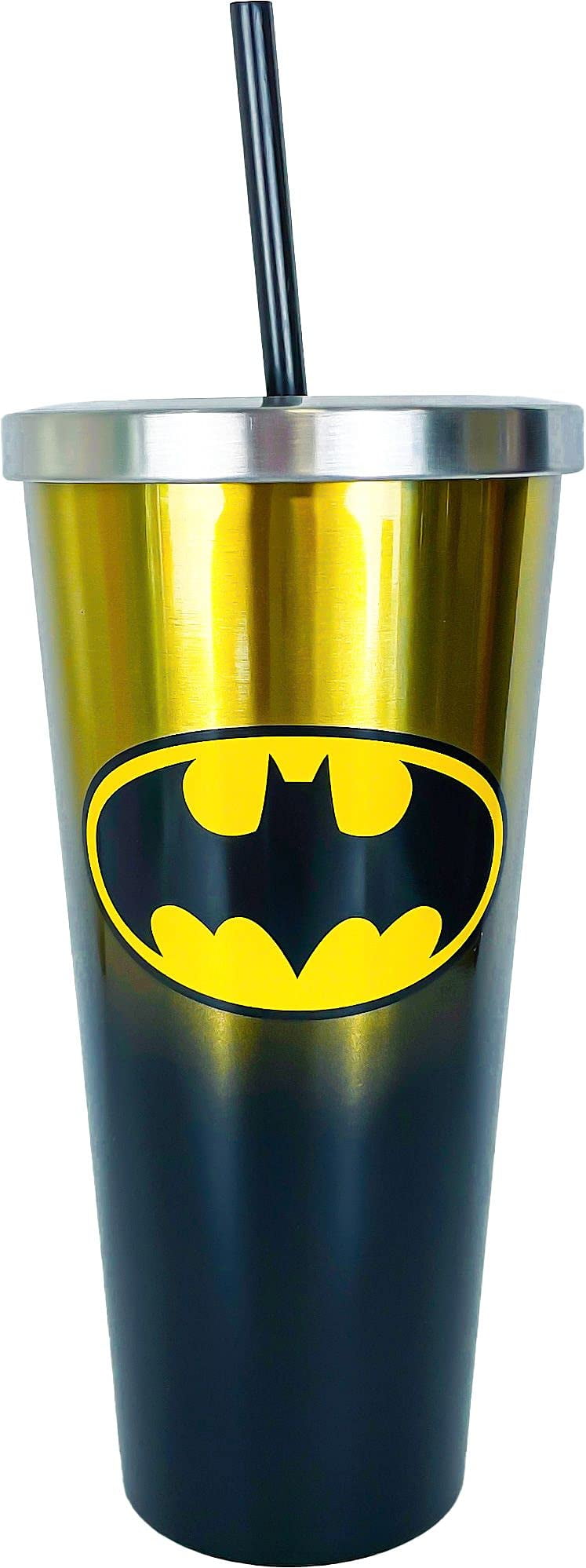 Spoontiques 18287 Batman Stainless Cup With Straw,24 Oz - Walmart.com