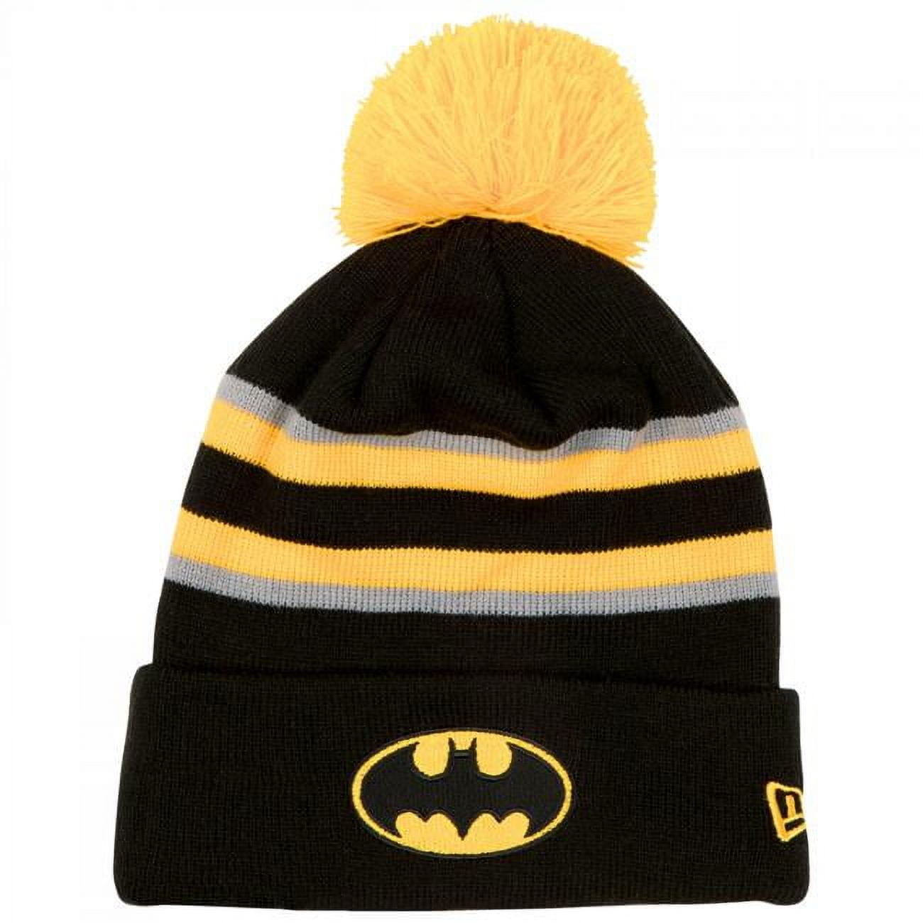 Batman 855826 Batman Classic Logo New Era Knit Pom Beanie - Walmart.com