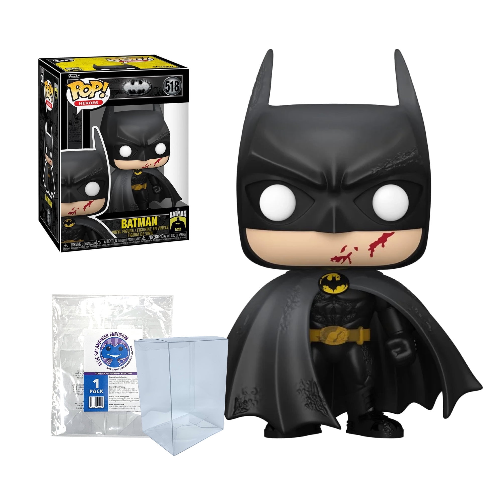 Batman 85th Anniversary: Batman Bloody #518 Funko Pop + Plastic ...