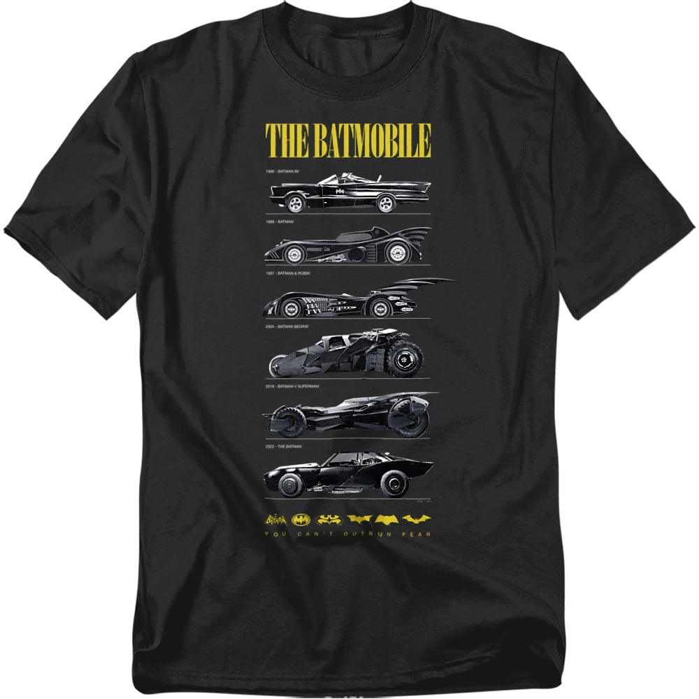 Batman 85Th Anniversary T-Shirt 85Th Anniversary Batmobile On Dark ...